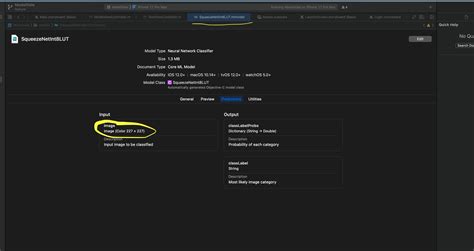 ios coreml mlmodel cannot get modeldescription parameter