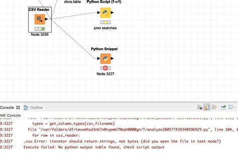 python script stopping at 30 knime analytics platform knime