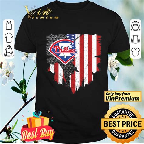 Philadelphia Phillies Inside American Flag Shirt Hoodie Sweater