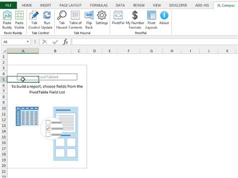 pivotpal a fast new way to work with pivot tables excel campus