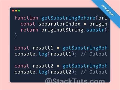 how to return part of string before a certain character in javascript