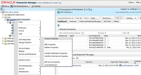 share oracle soa configuring the common soa infrastructure properties