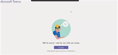 microsoft teams error reconnecting bmirso