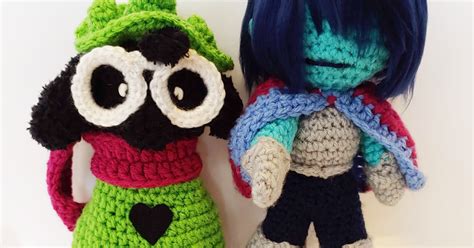 The Craftzilla Ralsei And Kris Plush Amigurumi From Deltarune