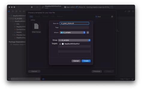 using custom build scripts and environment variables in xcode cloud