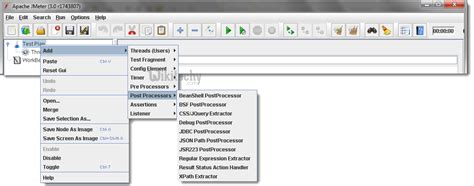 jmeter post processor post processor by microsoft