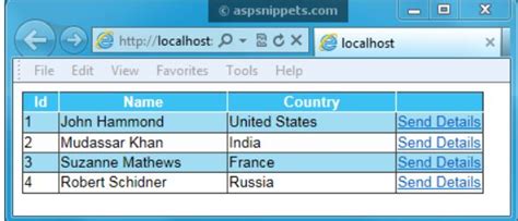 how to parse data from gridview row to another page using c and asp