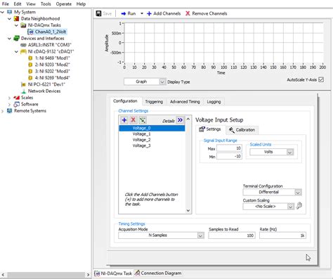 create tasks for ni daqmx devices in ni max ni