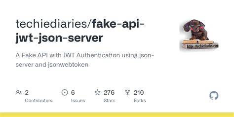 github techiediaries fake api jwt json server a fake api with jwt