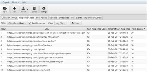 22 ways to analyse logs using the log file analyser screaming frog