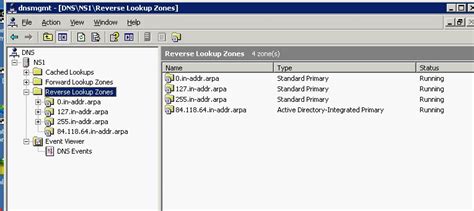solved reverse lookup not working in active directory dns