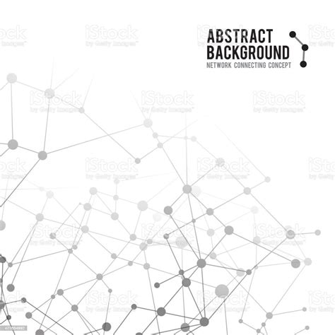 Abstract Background Network Connect Concept Vector Illustratio Stock