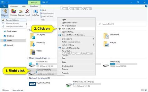 Create Bitlocker Encrypted Container File With Vhd Or Vhdx In Windows