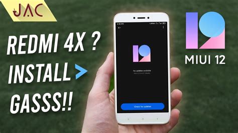 redmi 4x dapat miui 12 woy tapi tonton aja dulu 😌 [jac art code