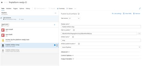 reactjs azure app service for windows azure devops