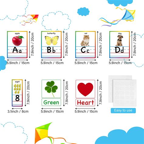Mua Yisong 56 Pieces Alphabet And Number Bulletin Board Set Educational