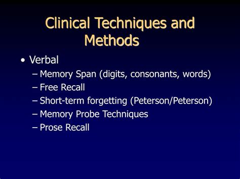 Ppt Clinically Relevant Functional Neuroanatomy 3 Working Memory And