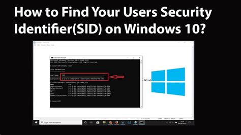 How To Find Your Users Security Identifier Sid On Windows 10 Youtube