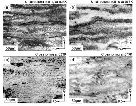 Optical Microstructures Of Ashot Rolled Az91d Sheets Download