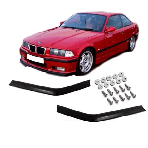 Gt Evo Spoiler Ecken Set Schwarz Flaps Spoilerlippe Passt Für Bmw E36