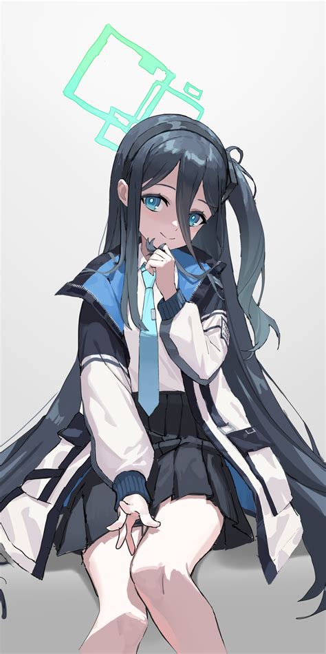Safebooru 1girl Absurdres Arisu Blue Archive Black Hair Blue