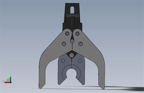 抓手 Solidworks 2018 模型图纸下载 懒石网