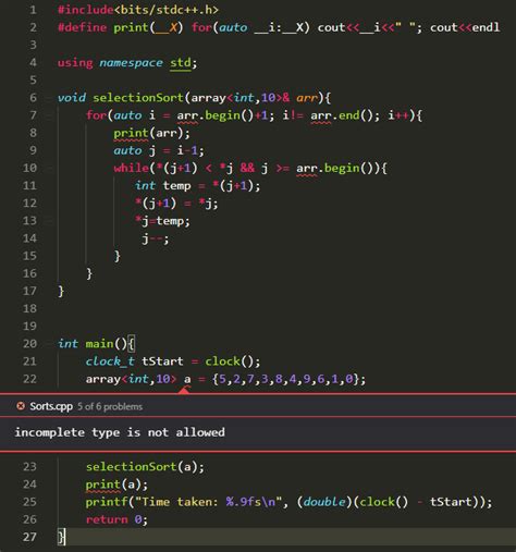 windows incomplete type is not allowed c vscode stack overflow