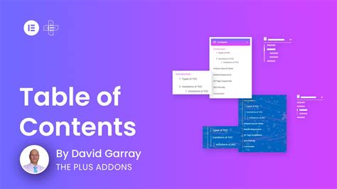 how to add table of contents in elementor automatically for seo youtube