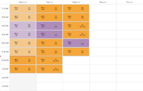 create a timetable with html php mysql stack overflow