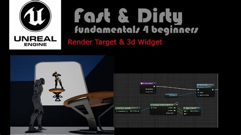 unreal engine 4 render target and 3d widget youtube