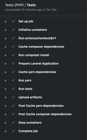 getting started with github actions and laravel php bram us riset