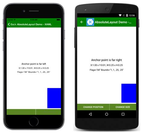 xamarin forms layout demos code samples microsoft learn