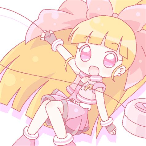 Akazutsumi Momoko And Hyper Blossom Powerpuff Girls Z Drawn By Mirai