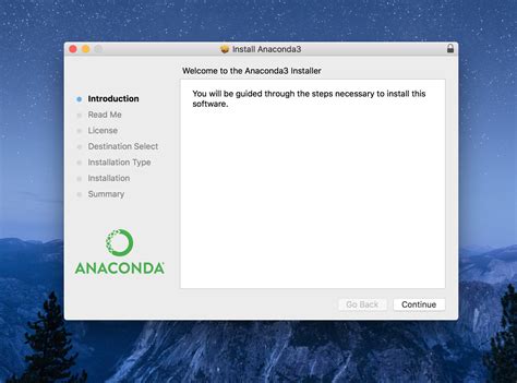 installing anaconda and python