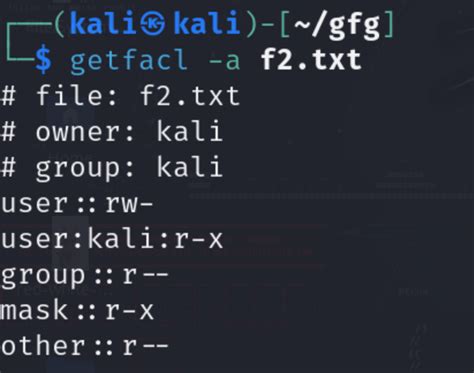 Linux Setfacl Command With Example Geeksforgeeks