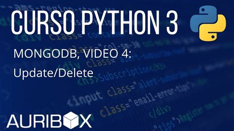 db 4 mongodb update delete con python 3 [curso de python 3] youtube