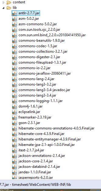 hibernate rvlet servletexception java lang