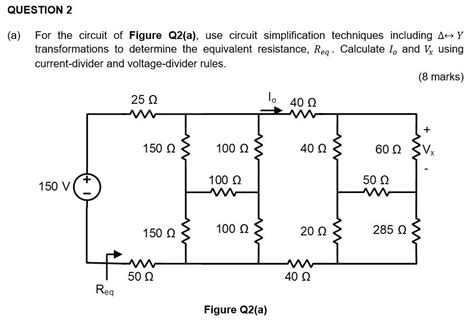 [solved] For The Circuit Of Figure Q2 A Use Circuit