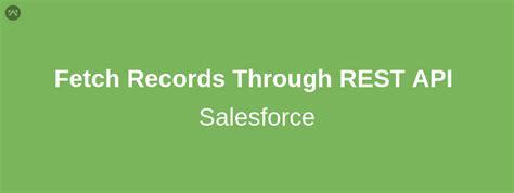 how to fetch records through rest api in apex class salesforce