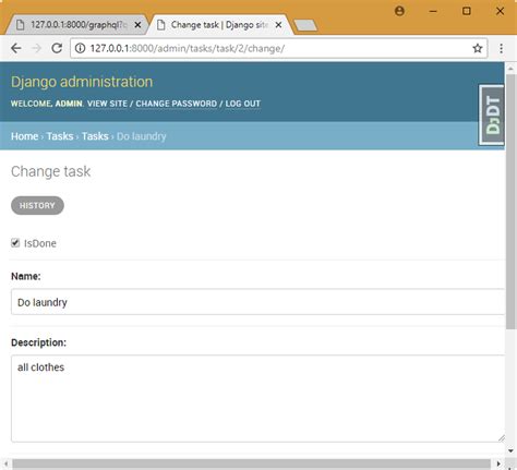 django vue js and graphql step by step one page knowledge