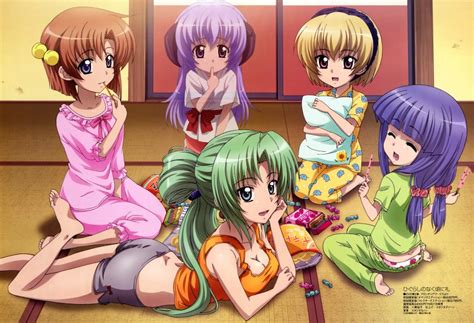 Furude Rika Ryuuguu Rena Houjou Satoko Sonozaki Mion And Hanyuu