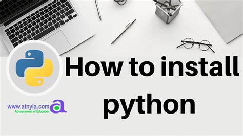 how to install python setup youtube