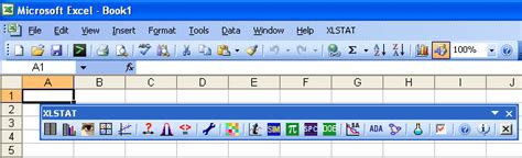 Running Xlstat The First Time Excel 2003 And Earlier Versions