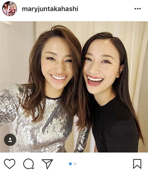 高橋メアリージュン、妹・ユウと密着ショット公開「美人姉妹」「笑顔が眩しい」など反響 スポーツ報知