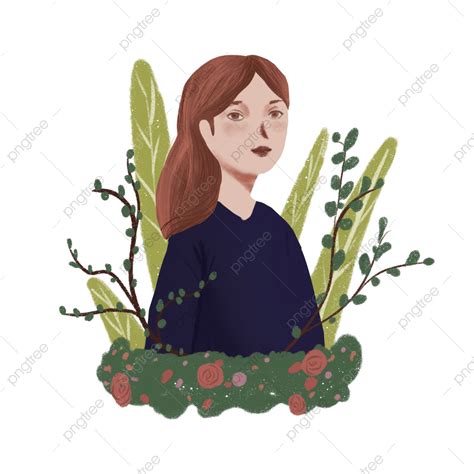 평면 그림 캐릭터 일러스트 초상화 플랫 초상화 캐릭터 Png 일러스트 및 Psd 이미지 무료 다운로드 Pngtree