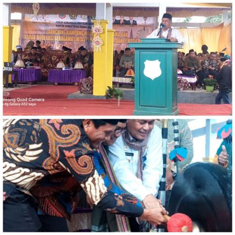 Launching Kampung Moderasi Beragama Serentak Di 1000 Titik Se Indonesia