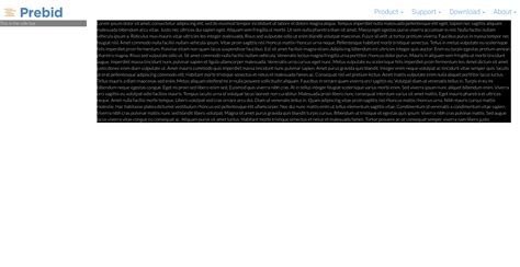 twitter bootstrap css 2 divs side by side right div