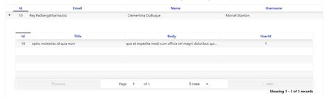 reactjs create nested table using react table v7 stack overflow