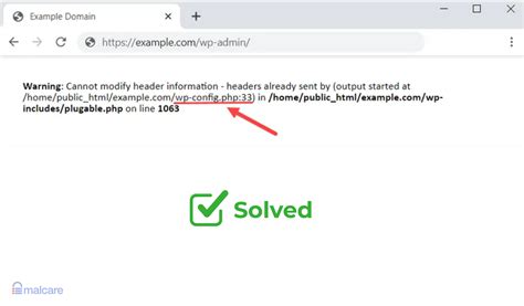 how to fix the “cannot modify header information headers already sent