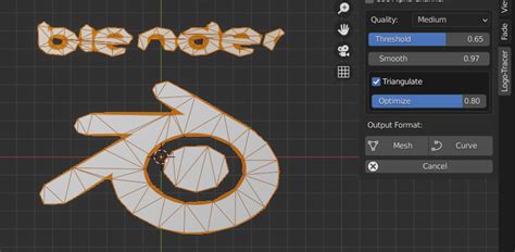 logo tracer create mesh curve objects from an image released
